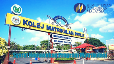 Syarat Kelayakan Minimum Kemasukan Program Matrikulasi